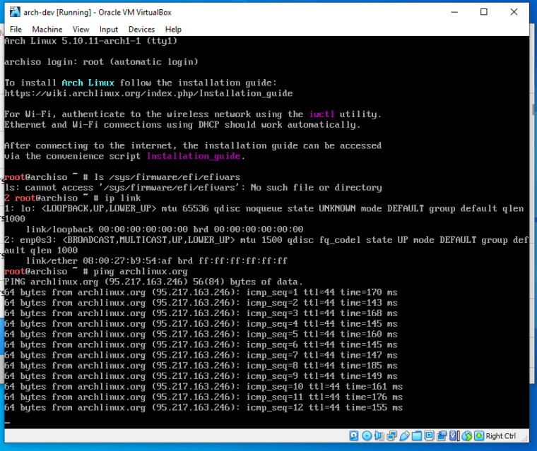 How to Set Up an Arch Linux VM – Logikal Blog